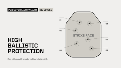 PGD S-LW-ICW Super lightweight hard armor | NIJ level 3+ | PGD
